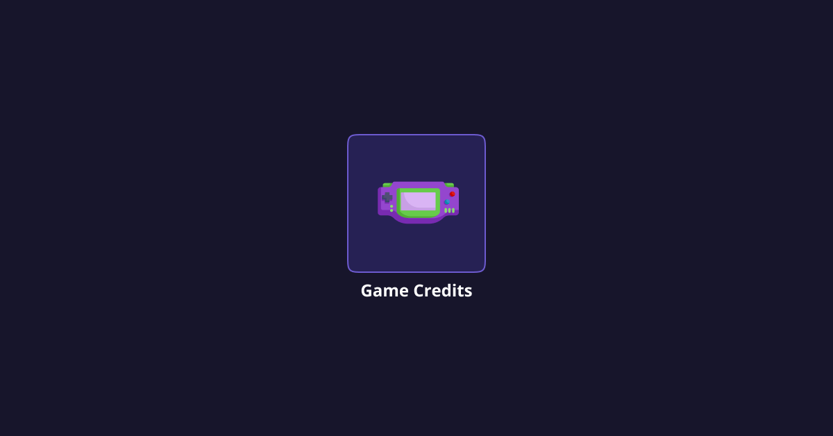 Buy Game Credits